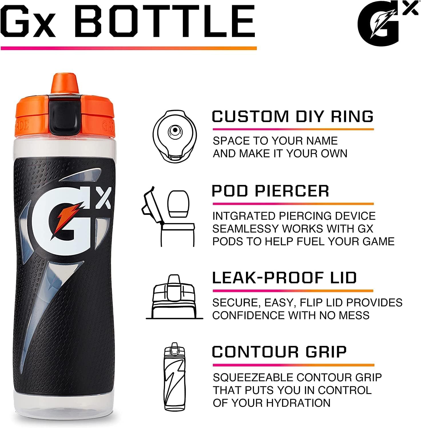 Gatorade Gx, Marble Yellow, 30 Oz