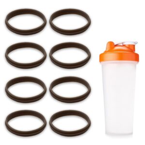 8 pcs gatorade water bottle cap replacement gasket, replacement airtight silicone lid fitting compatible with gatorade water cup lids, replacement part for gatorade gx bottle