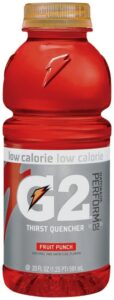 gatorade g2 sports drink, fruit punch, low calorie, 20-ounce bottles (pack of 24)