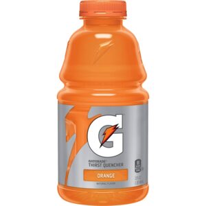 gatorade sport drink - orange bottles, 32 fl oz (pack of 12)