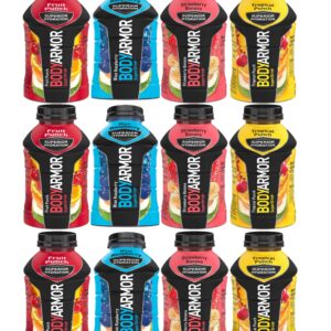 BodyArmor Super Sports Drink Variety Pack, 12oz Bottles, Pack of 12