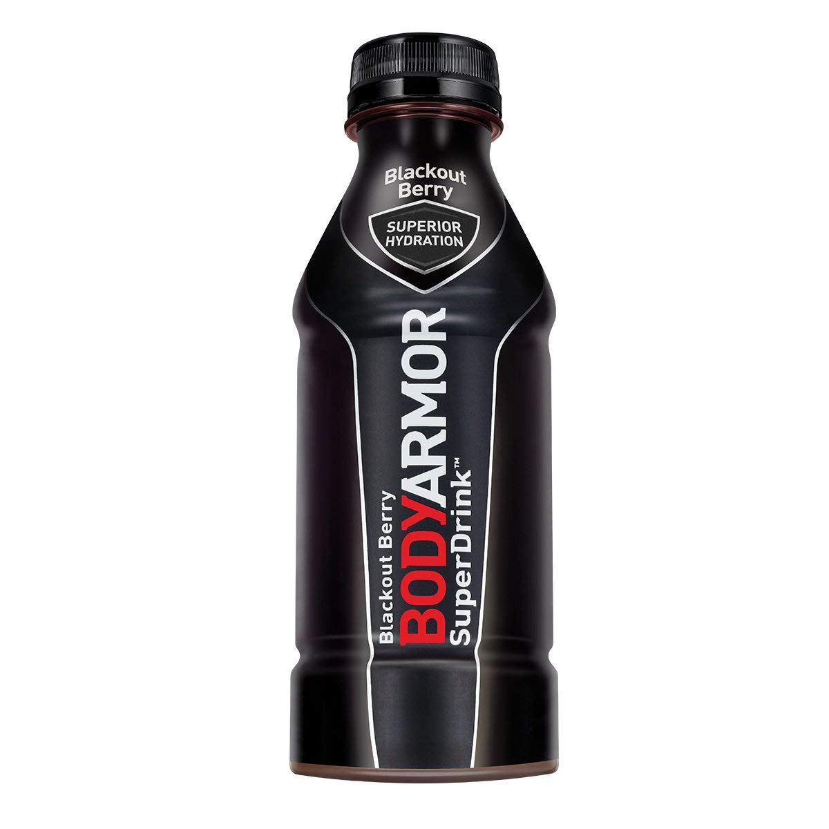 BodyArmor SuperDrink, Electrolyte Sport Drink, Blackout Berry 16 Oz (Pack of 24)