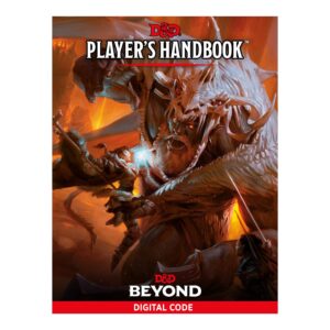 d&d beyond digital player's handbook [online game code]