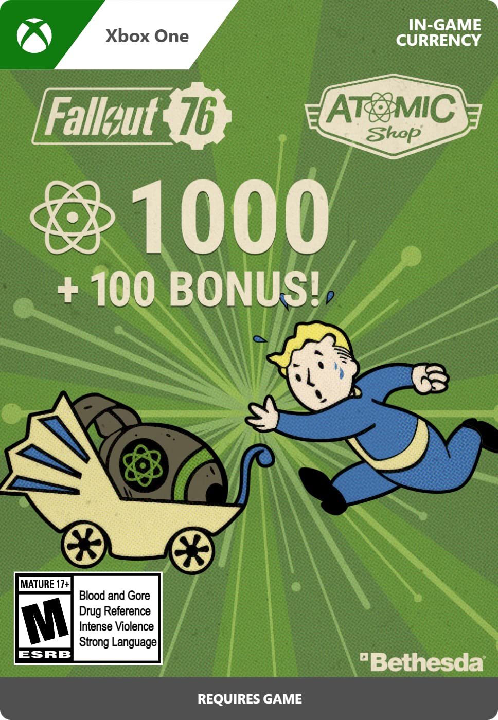 Fallout 76: 1000 (+100 Bonus) Atoms - Xbox One [Digital Code]