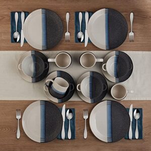 Pfaltzgraff Jaxon 16 Piece Dinnerware Set, Service For 4, Multicolor