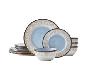 pfaltzgraff clara 12 piece dinnerware set, service for 4