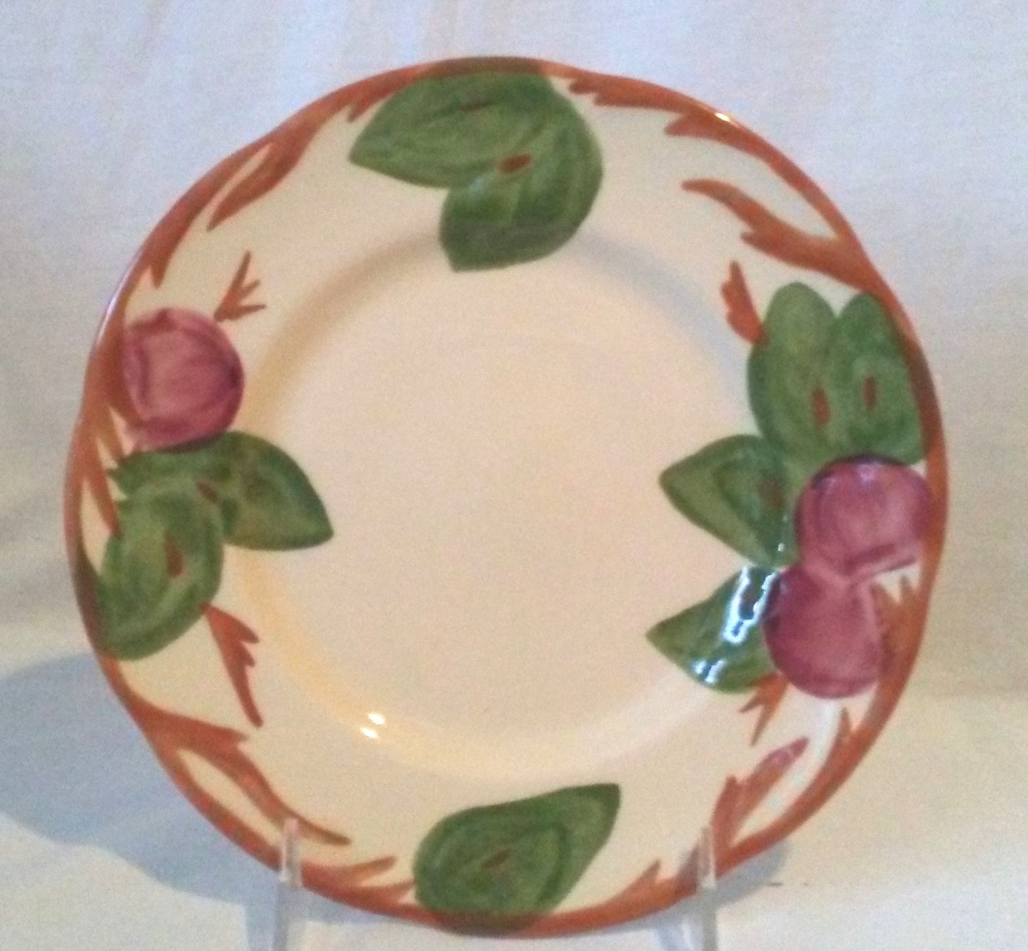 Franciscan Apple Salad Plate, Franciscan Apple Salad Plate Made in England 1995, Johnson Brothers Franciscan Apple