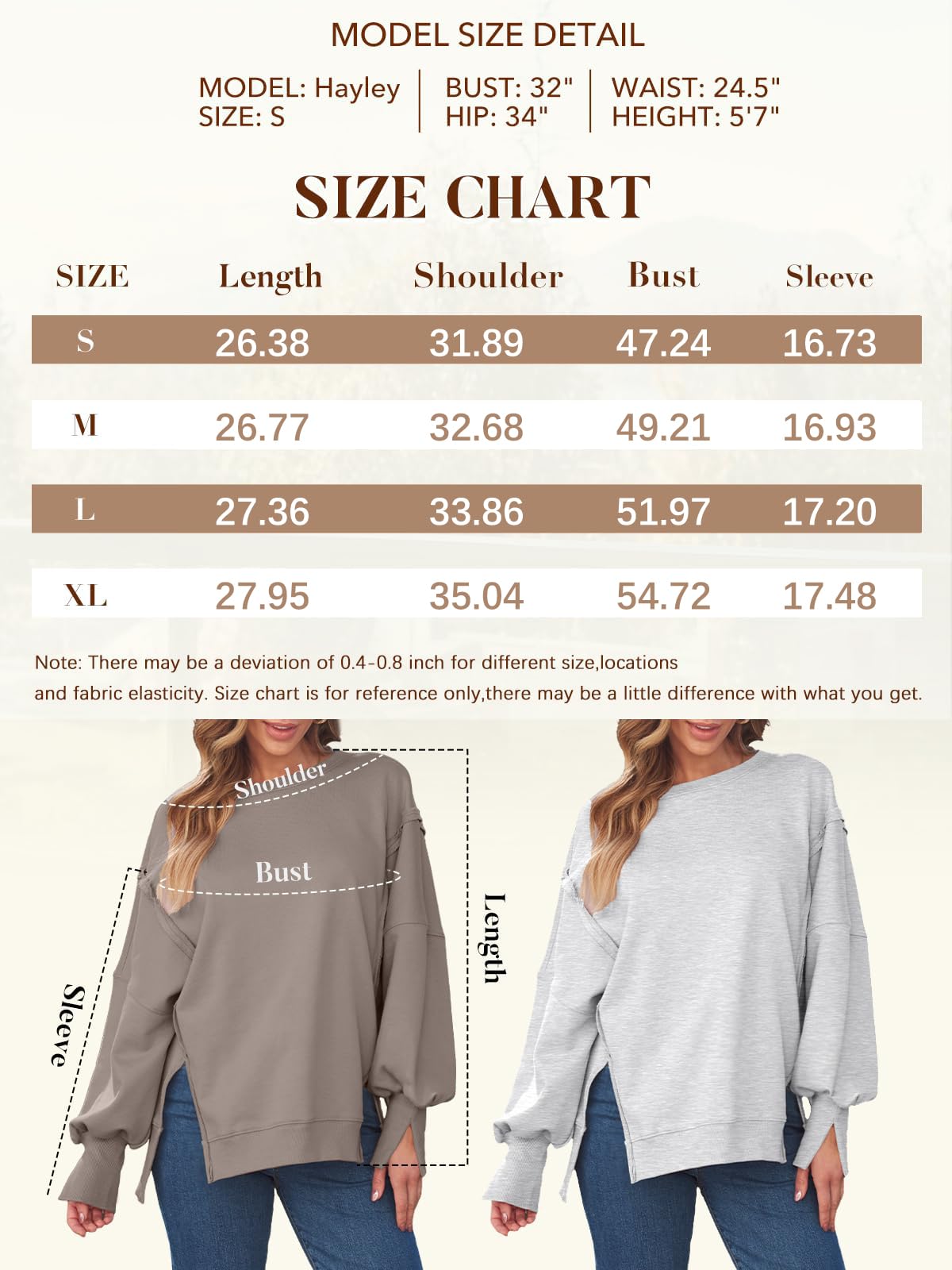 Trendy Queen Womens Oversized Sweaters Sweatshirts Crewneck Hoodies Winter Fashion Clothes Y2k Teen Girls Cute Preppy Fleece Outfits 2024