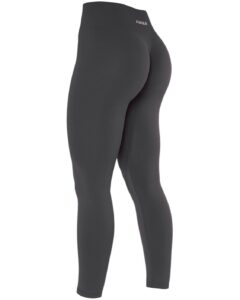 aurola dream collection workout leggings for women high waist seamless scrunch athletic running gym fitness active pants asphalt grey s