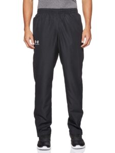 under armour men's woven vital workout pants , black (001)/onyx white, xx-large tall