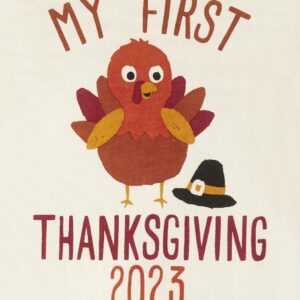 The Children's Place Unisex-Baby And Newborn Long Sleeve Graphic Bodysuit My First Thanksgiving 3-6 Months