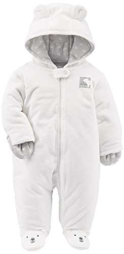 Simple Joys Kid's Pram Ivory Bear Outerwear, Ivory, 0-3 months