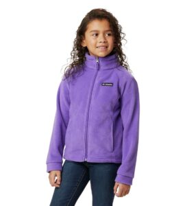 columbia baby girls benton springs fleece jacket, grape gum, medium