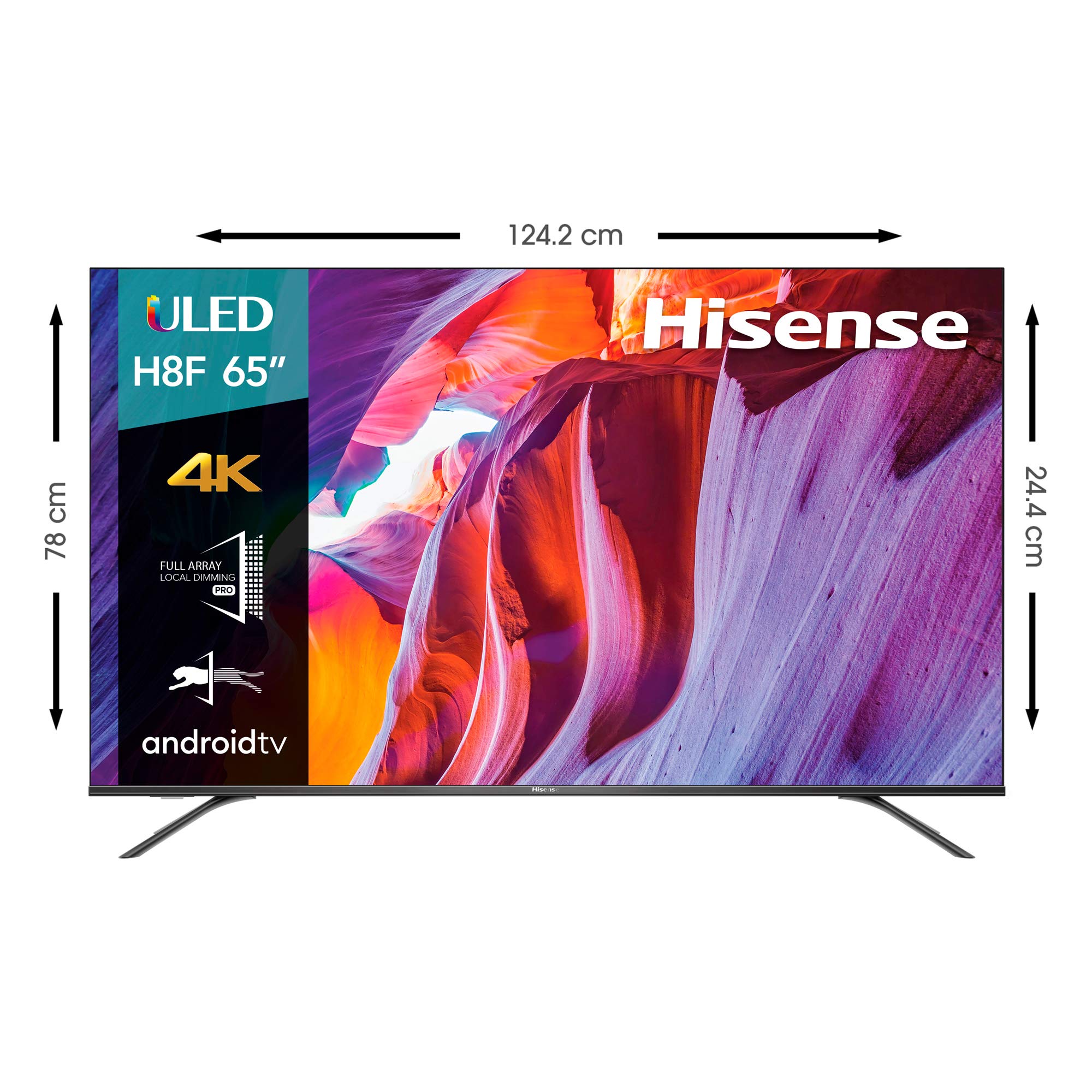 Hisense 55H8F 55-inch 4K Ultra HD Android Smart ULED TV HDR (2019)