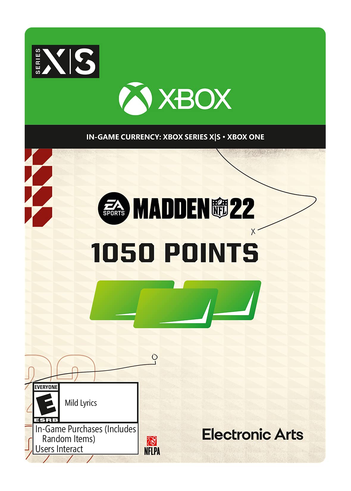 Madden NFL 22: 1050 Madden Points - Xbox [Digital Code]