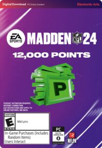 madden nfl 24 12000 point pack - origin pc [online game code]