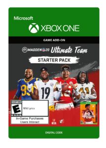 madden nfl 20: madden ultimate team starter pack - [xbox one digital code]