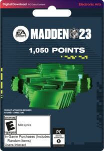 madden nfl 23: 1050 points - pc [online game code]