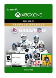 madden 19 - legends upgrade - xbox one [digital code]