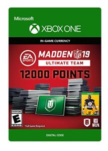 madden nfl 19: mut 12000 madden points pack - xbox one [digital code]