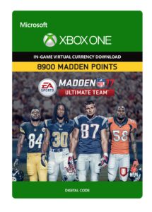 madden nfl 17: mut 8900 madden points pack - xbox one digital code