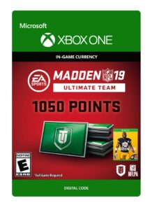 madden nfl 19: mut 1050 madden points pack - xbox one [digital code]