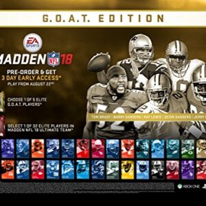 Madden NFL 18: G.O.A.T. Edition - Xbox One