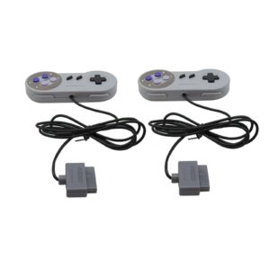 usonline911 2x remote controller video game pad for super nintendo snes system