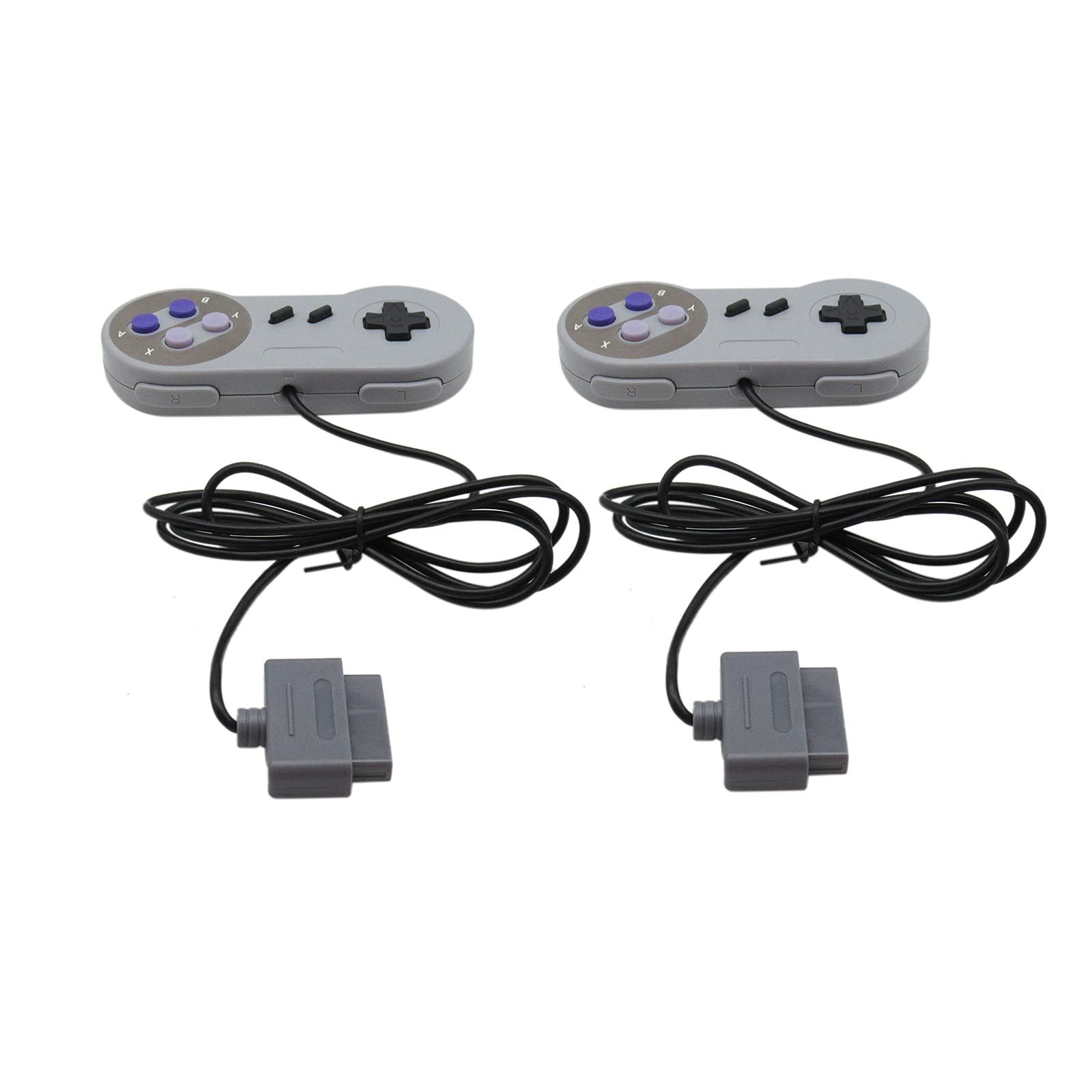 USonline911 2X Remote Controller Video Game Pad for Super Nintendo SNES System