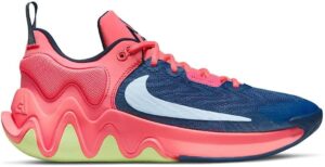 nike men's giannis immortality 2 athletic basketball shoes (dark marina blue/pink) us size 9.5 m