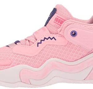 adidas D.O.N. Issue 3 Basketball Shoe, Light Pink/Clear Pink/Team Colleg Purple, 2 US Unisex Little Kid