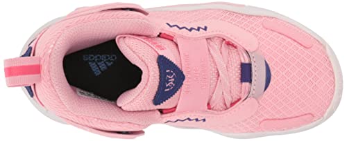 adidas D.O.N. Issue 3 Basketball Shoe, Light Pink/Clear Pink/Team Colleg Purple, 2 US Unisex Little Kid