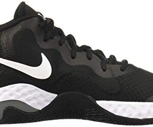 Nike Renew Elevate Mens Basketball Trainers CK2669 Sneakers Shoes (UK 11 US 12 EU 46, Black White Smoke Grey 001)