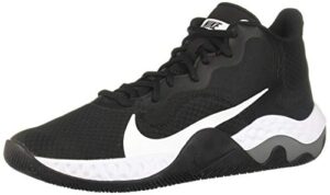 nike renew elevate mens basketball trainers ck2669 sneakers shoes (uk 11 us 12 eu 46, black white smoke grey 001)