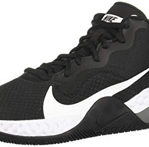 Nike Renew Elevate Mens Basketball Trainers CK2669 Sneakers Shoes (UK 11 US 12 EU 46, Black White Smoke Grey 001)