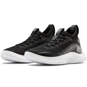 Under Armour Kid's Curry 8 (GS) Basketball Shoe, Black, 5.5 Big Kid