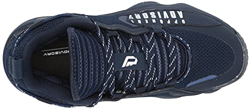 adidas Unisex Dame 7 Extply Basketball Shoe, Team Navy Blue/White/Team Navy Blue, 11 US Men