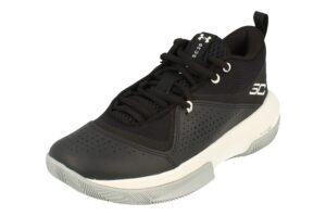 under armour gs sc 3zero iv basketball trainers 3023918 sneakers shoes (uk 6 us 6.5y eu 39, black 001)