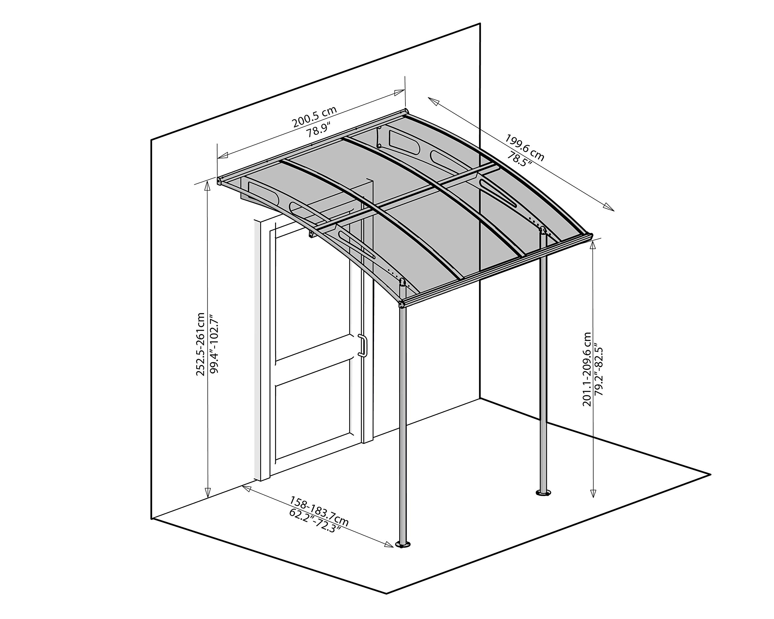 Palram - Canopia Vega 2000 7' x 7' Awning