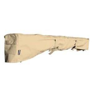 advaning all-weather protective cover for 8' wide retractable awnings, heavy-duty weather proof polyester fabric, color: beige, ac0800-p861t