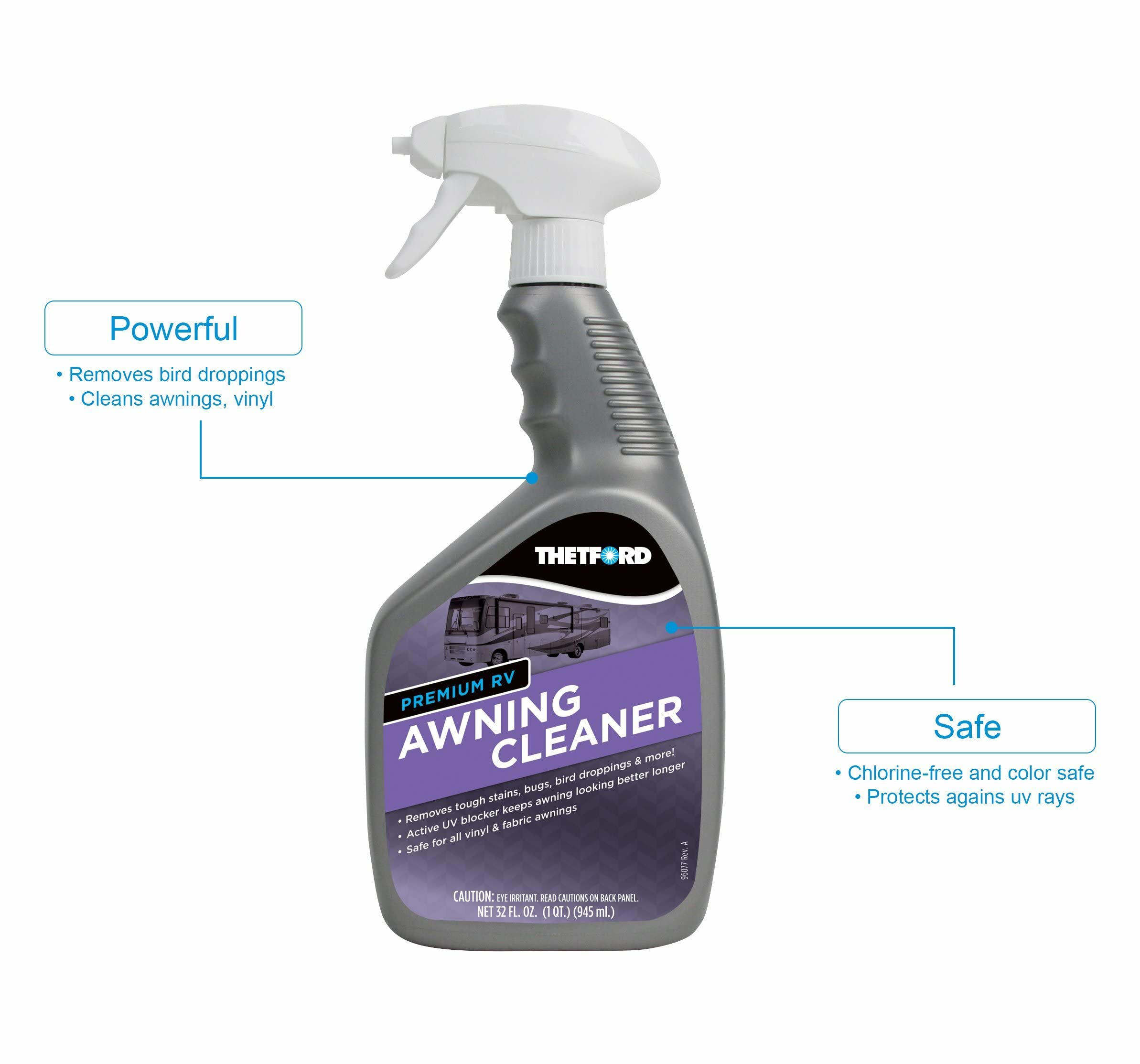 Thetford Premium RV Awning Cleaner for RV or Home Awnings 32 oz - Thetford 32518