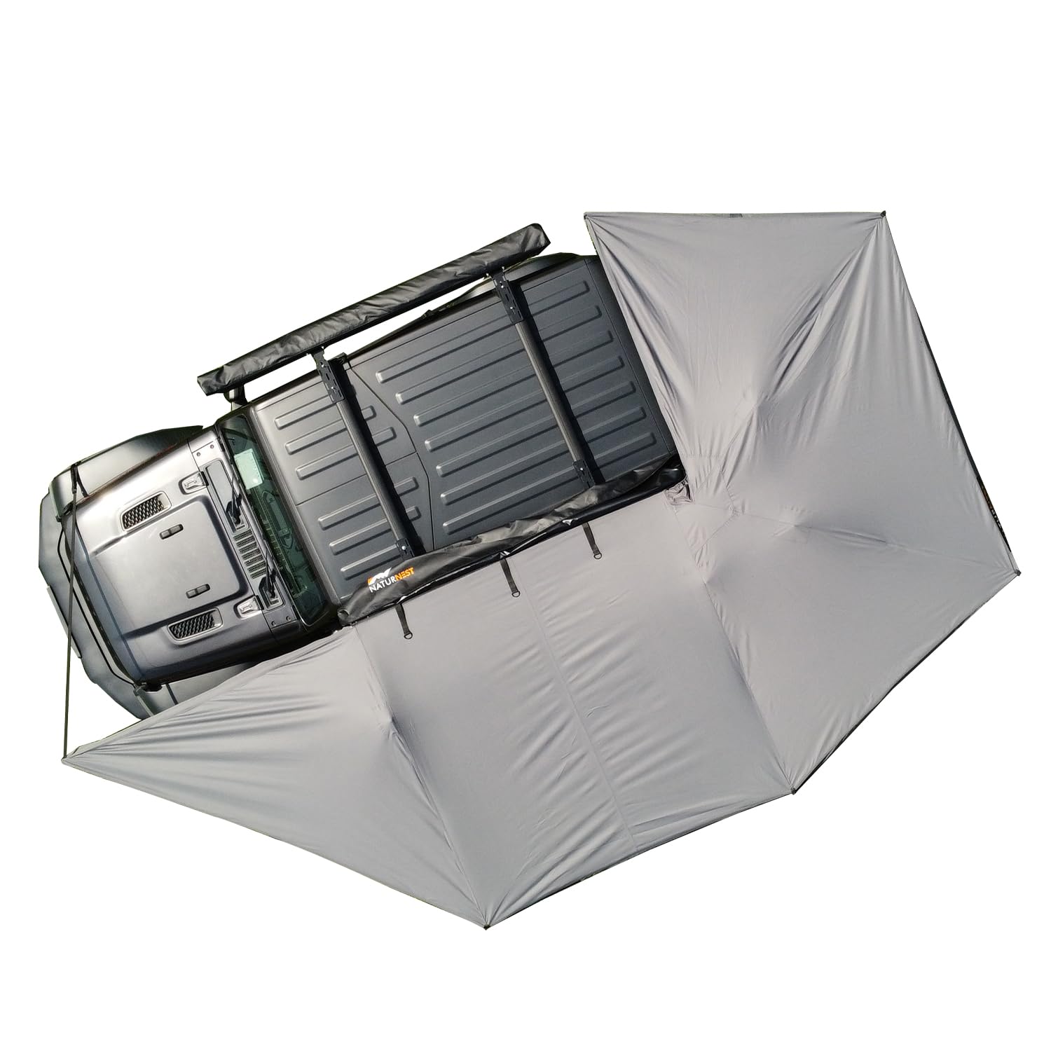 BAMACAR Naturnest Awning, 270 Awning Car Awning For Jeep Van Truck SUV Awning, Overland awning, Naturnest 270 Degree Awning, Car Canopy For OVS RV Awning, Vehicle Awning, Trailer Awning, Camper Awning