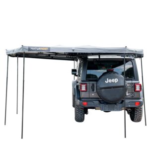 BAMACAR Naturnest Awning, 270 Awning Car Awning For Jeep Van Truck SUV Awning, Overland awning, Naturnest 270 Degree Awning, Car Canopy For OVS RV Awning, Vehicle Awning, Trailer Awning, Camper Awning