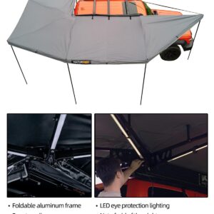 BAMACAR Naturnest Awning, 270 Awning Car Awning For Jeep Van Truck SUV Awning, Overland awning, Naturnest 270 Degree Awning, Car Canopy For OVS RV Awning, Vehicle Awning, Trailer Awning, Camper Awning