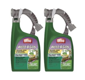 ortho weed b gon chickweed, clover & oxalis killer for lawns, 32 oz. (pack of 2)