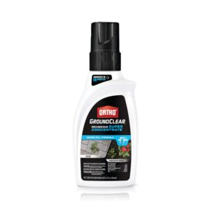 ortho groundclear weed and grass killer super concentrate - kills weeds and grass, kills to the root, starts working immediately, for patios and landscaped areas, 32 fl. oz.