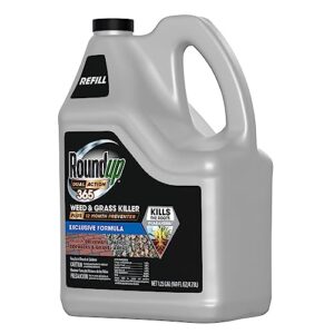 Roundup Dual Action 365 Weed & Grass Killer Plus 12 Month Preventer Refill, Kills & Prevents for up to 1 Year, 1.25 gal.