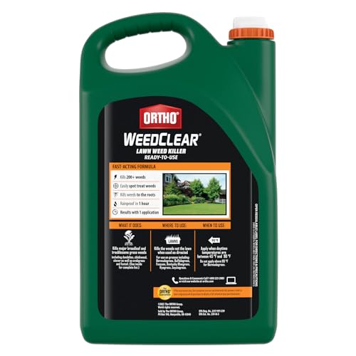 Ortho WeedClear Lawn Weed Killer Ready-to-Use, Refill, Kills Crabgrass, Dandelion and Clover, 1 gal.