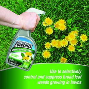 Pulverize PW-C-128 Lawns Concentrate Weed Killer, Brown Liquid