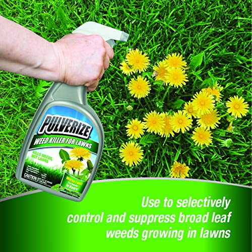 Pulverize PW-C-128 Lawns Concentrate Weed Killer, Brown Liquid